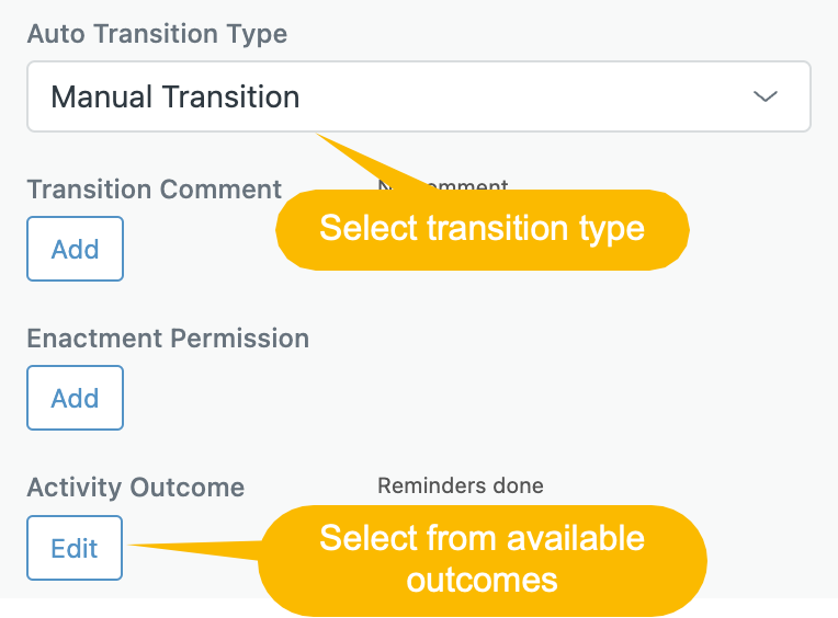 Transition Types (Advanced Models) – Support