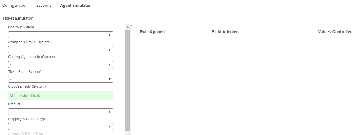 Checking Configuration with the Agent Simulator – Support