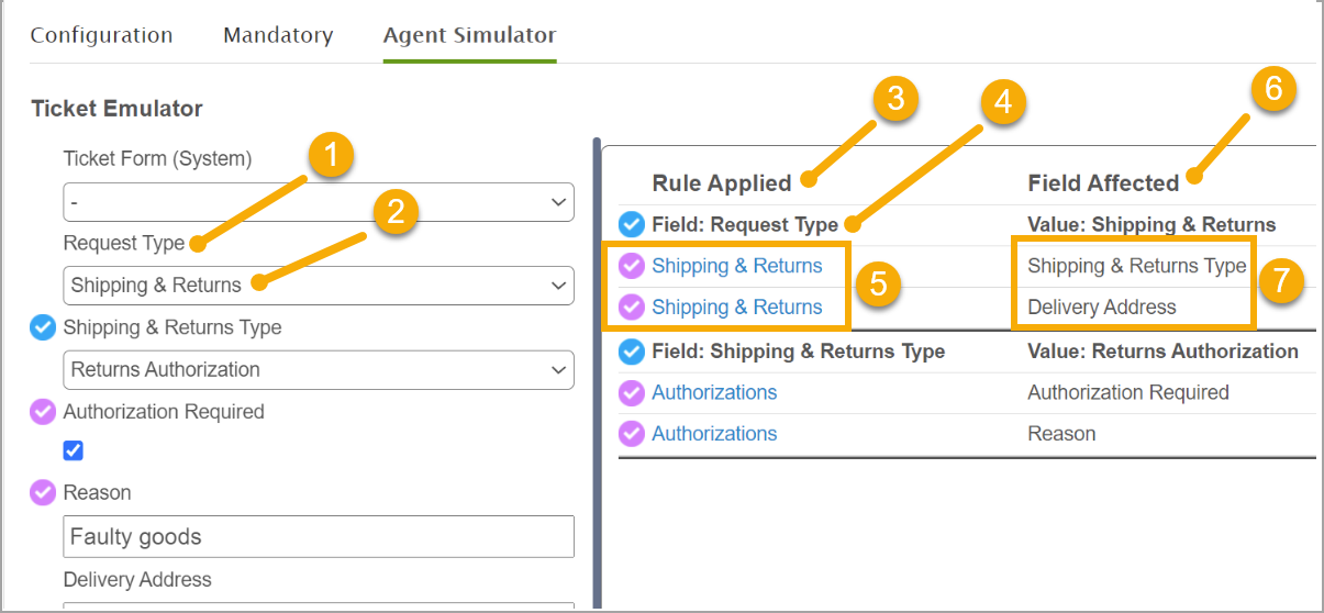 Checking Configuration with the Agent Simulator – Support