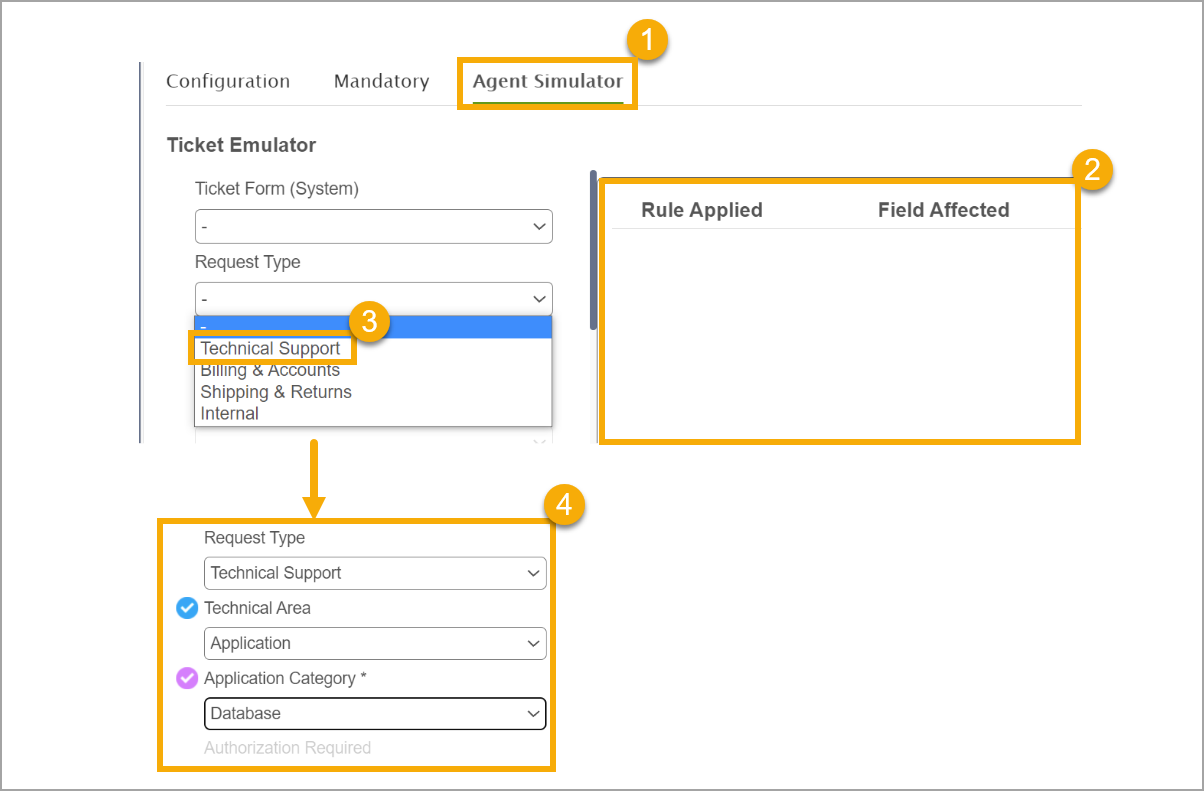 Checking Configuration with the Agent Simulator – Support